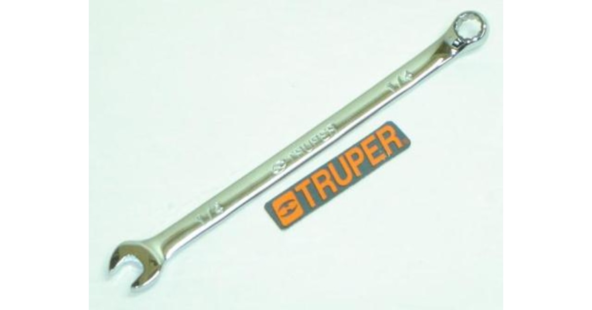 Llave Mixta 1/4 Truper Ll-1208 Croma 15590 15590