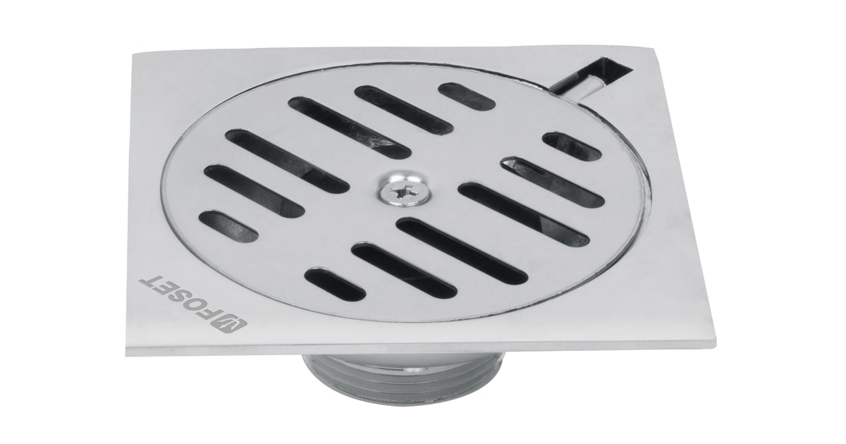 Desague Bano 4 Inoxidable Cuadrado Rs-601 Foset 49349