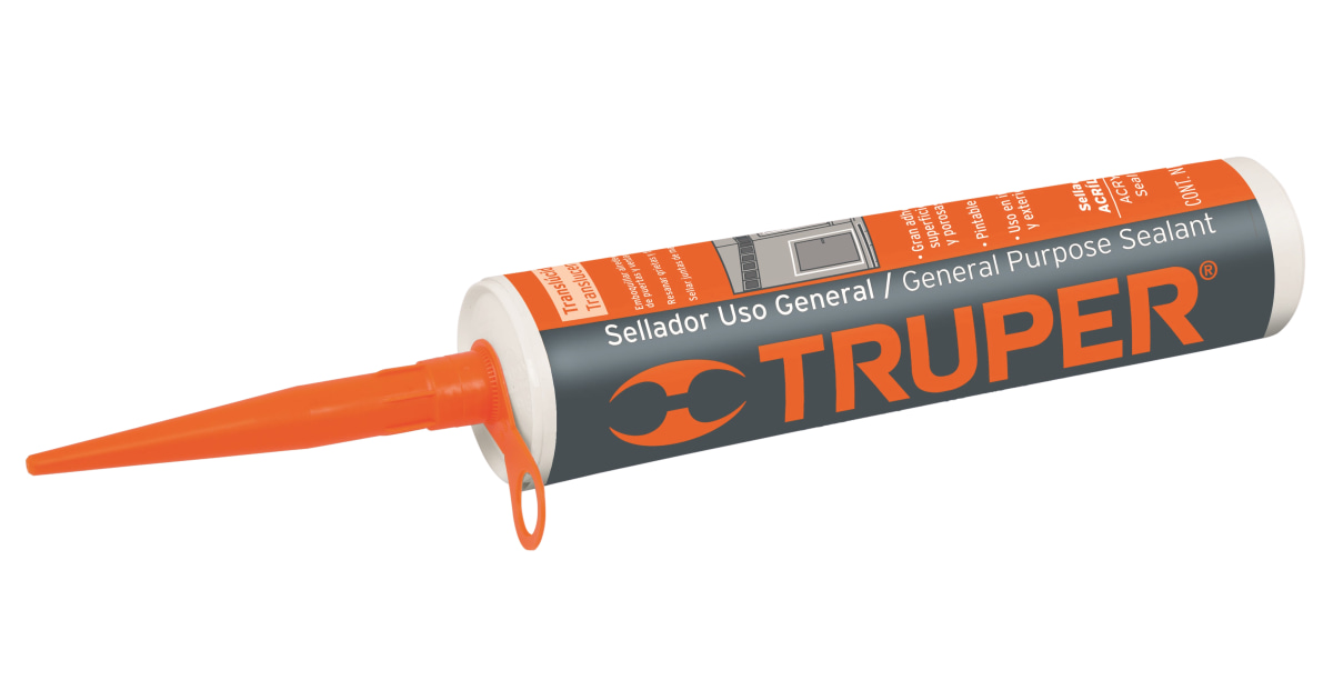 Silicon 280-Ml Transparente Truper Acrilico 18569