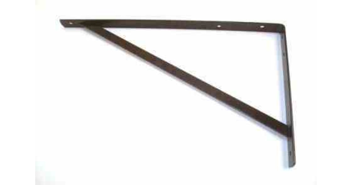 Escuadra Metal Reforzada 13x20 Negro Fiero 44678