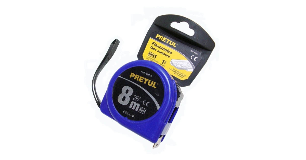 Cinta Metrica Pretul 8mts Azul 29998