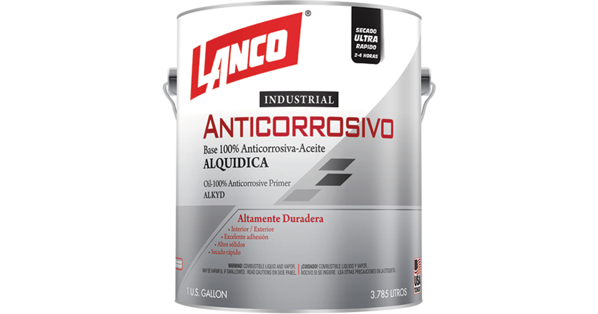 Pintura Anticorrosivo Lanco Industrial Aceite Brillante Bl Gl Ac3434-4