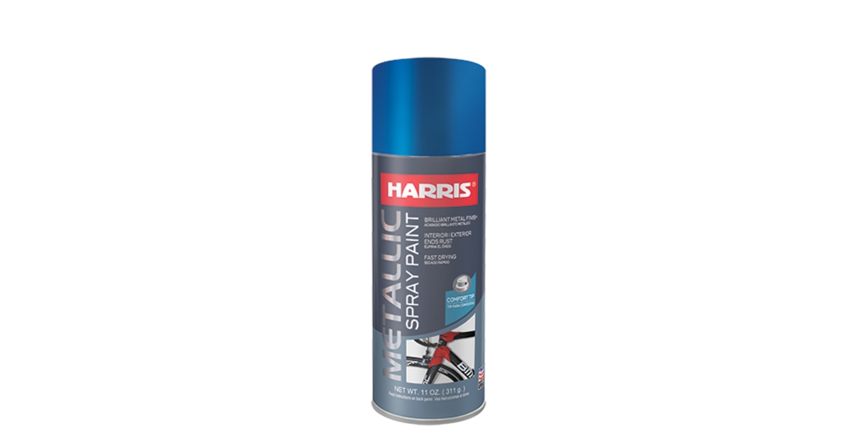 Pintura Spray Harris Azul Metalico Brillante 11oz 38577