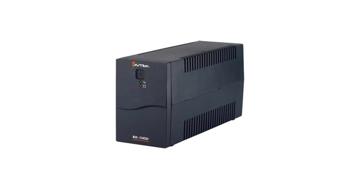 Fuente De Poder Ininterrumpida Ups Avtek 1000va/500w 120v 4a Ups-Bk ...