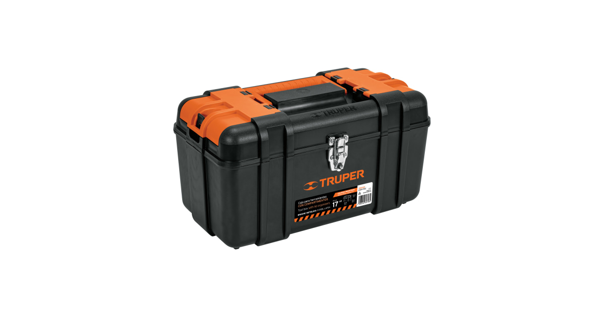 Caja Para Herramientas Con Compartimientos Truper 17 Chp-17xc Negra ... Caja Para Herramientas Con Compartimientos Truper 17 Chp-17xc Negra ...
