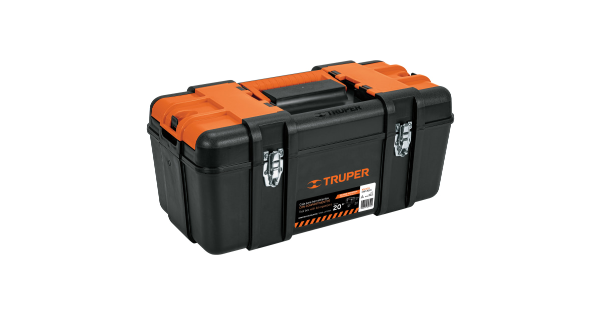 Caja Para Herramientas Con Compartimientos Truper 20 Chp-20xc Negra ... Caja Para Herramientas Con Compartimientos Truper 20 Chp-20xc Negra ...