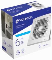 Extractor De Aire Volteck 6" Blanco Exa-6b 48532 | Agencia Global