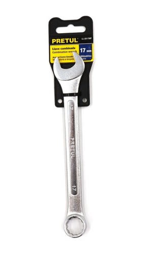 Llave Mixta 17mm Pretul Ll-1217mp Cromada 21911