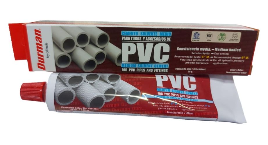 Pegamento Pvc Pasta 50-Grms Durman