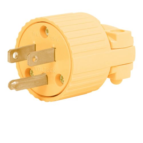 Enchufe Plastica Amarillo Volteck Clp-A 46205 | Agencia Global