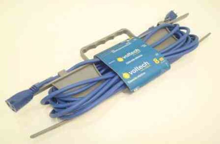 Extension Electrica 8mts Era-8x16 Volteck Cal-16 Azul 48058