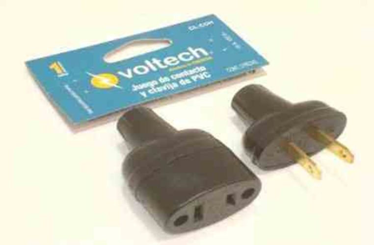 Enchufe Con Adaptador Hule Volteck Cl-Coh 48074 | Agencia Global
