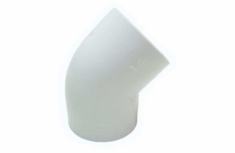 Codo Pvc 1-1/2x45 Potable Liso Foset 45527 | Agencia Global