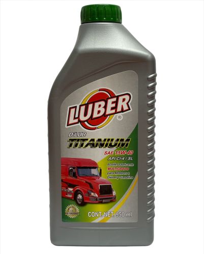 Aceite Motor Sae 15w40 Luber Titanium 1/4 Dlt-15w4-12b-1 | Agencia Global