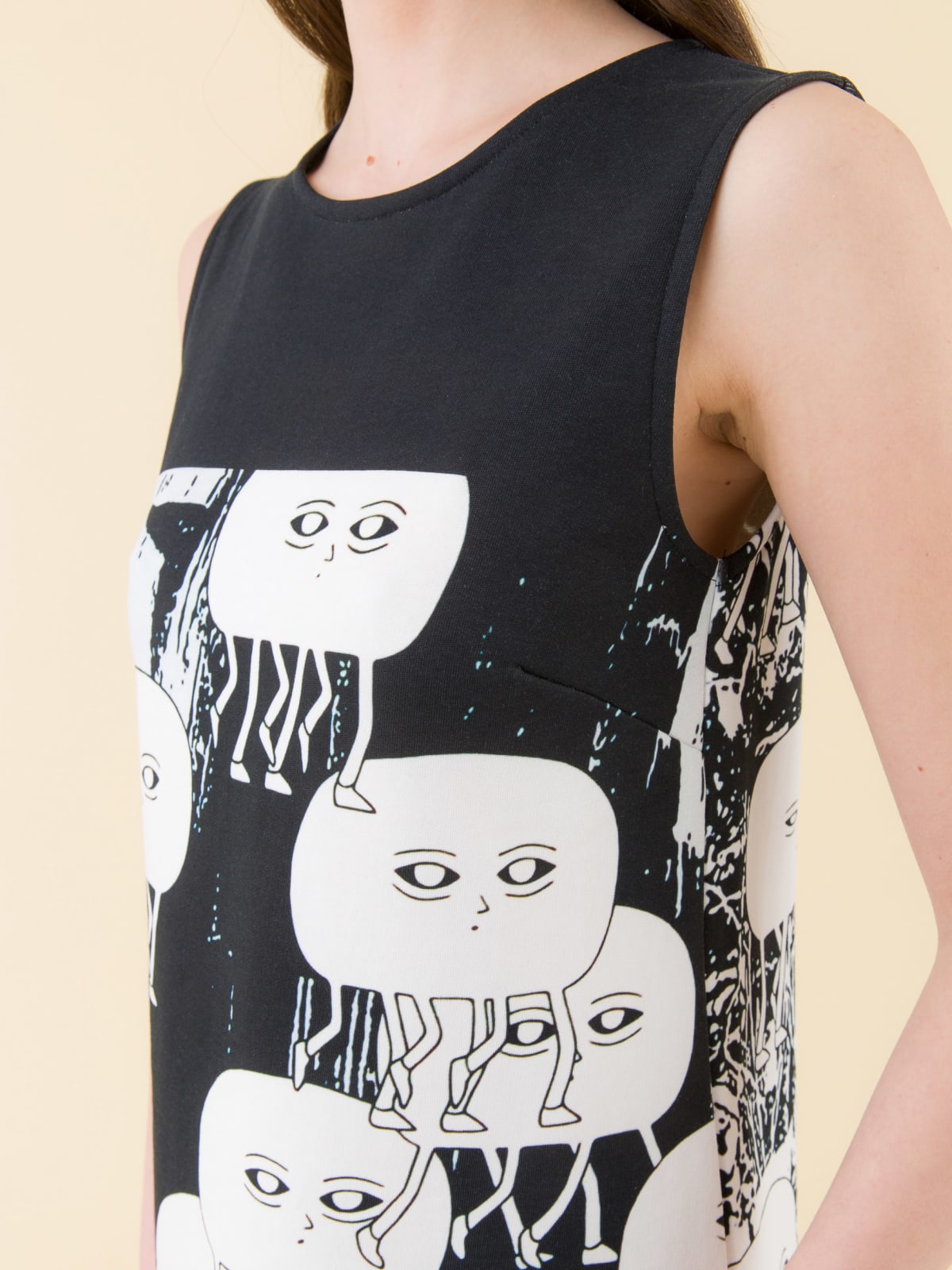 Garapata cotton photo dress
