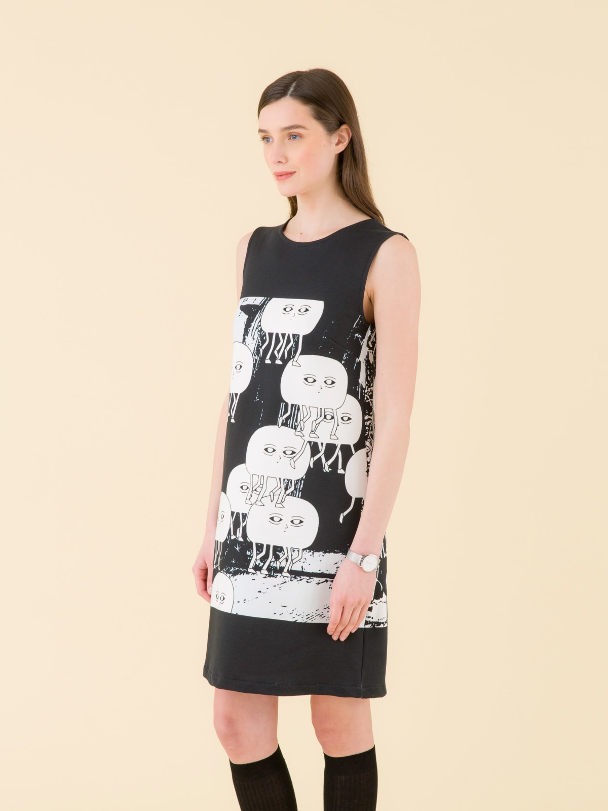 Garapata cotton photo dress