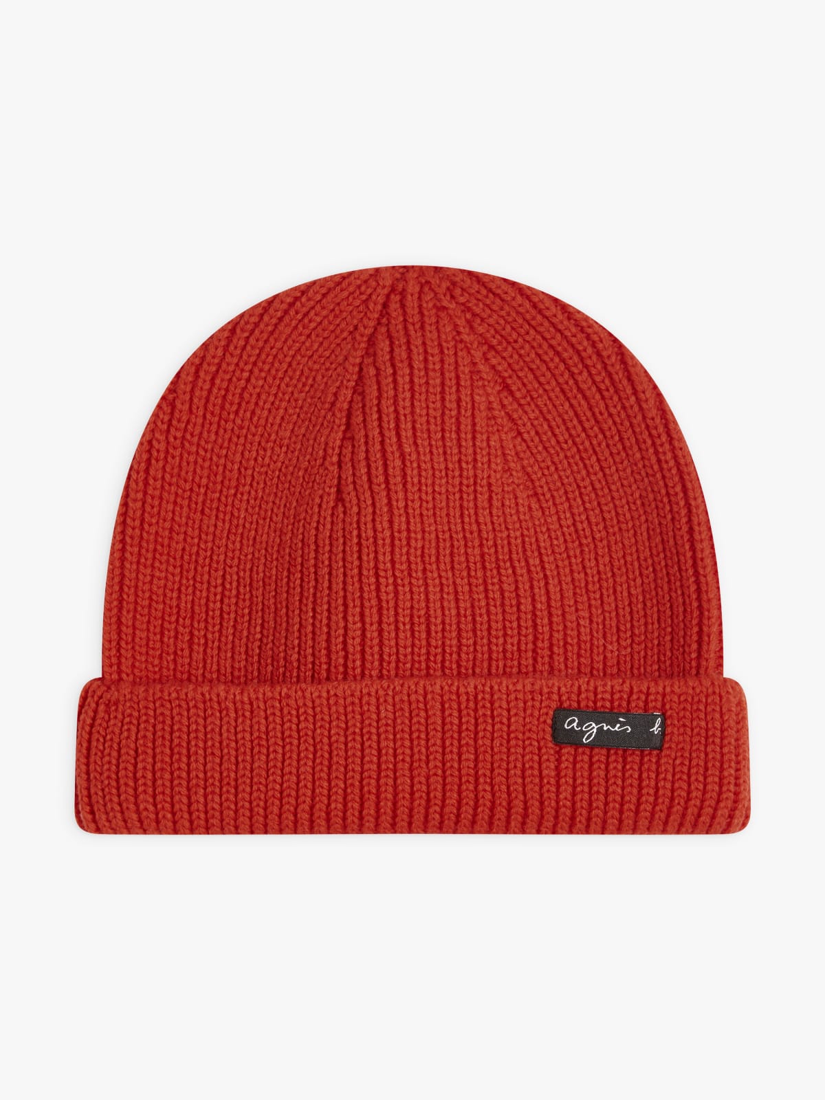 orange wool Seattle hat