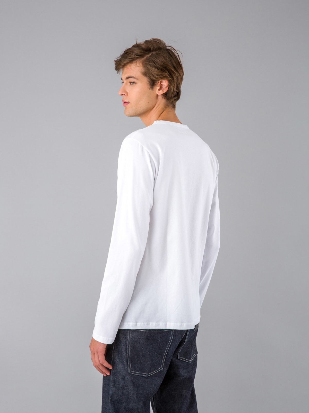 white Coulos embossed star t-shirt