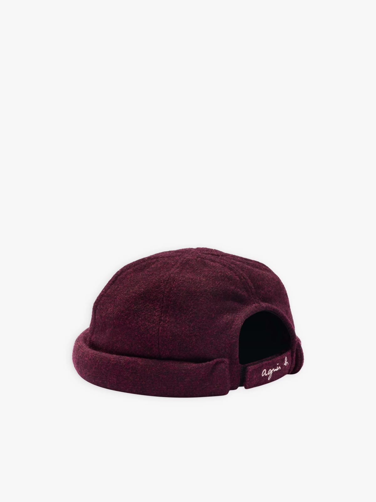 Jonathan burgundy 100% wool beanie | Agnès b.