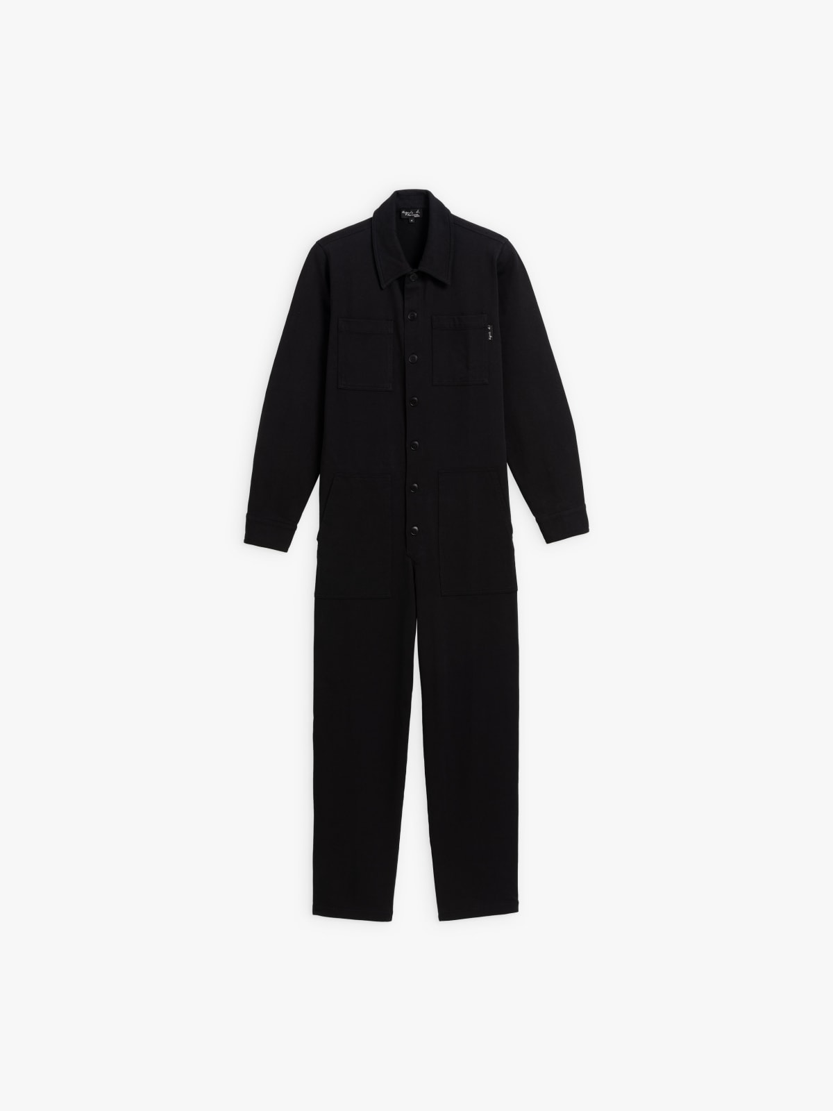 black cotton jumpsuit