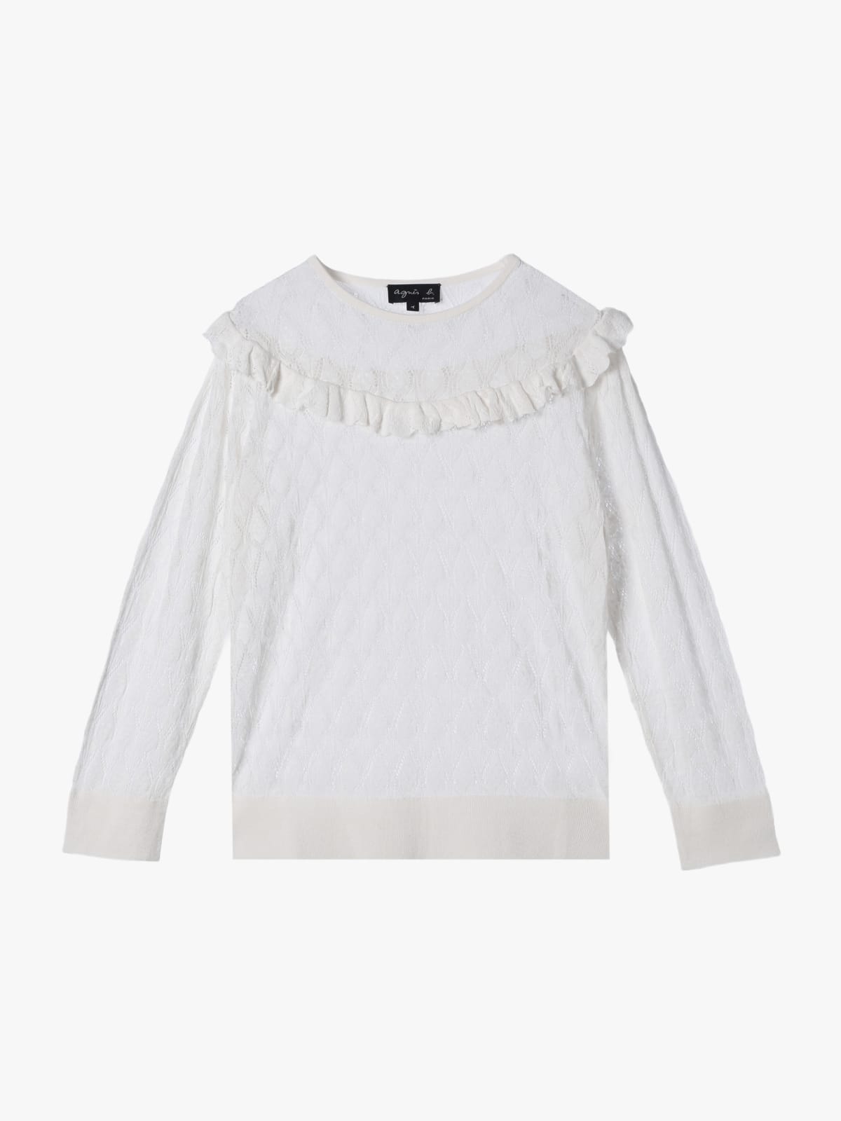 silk lace sweater