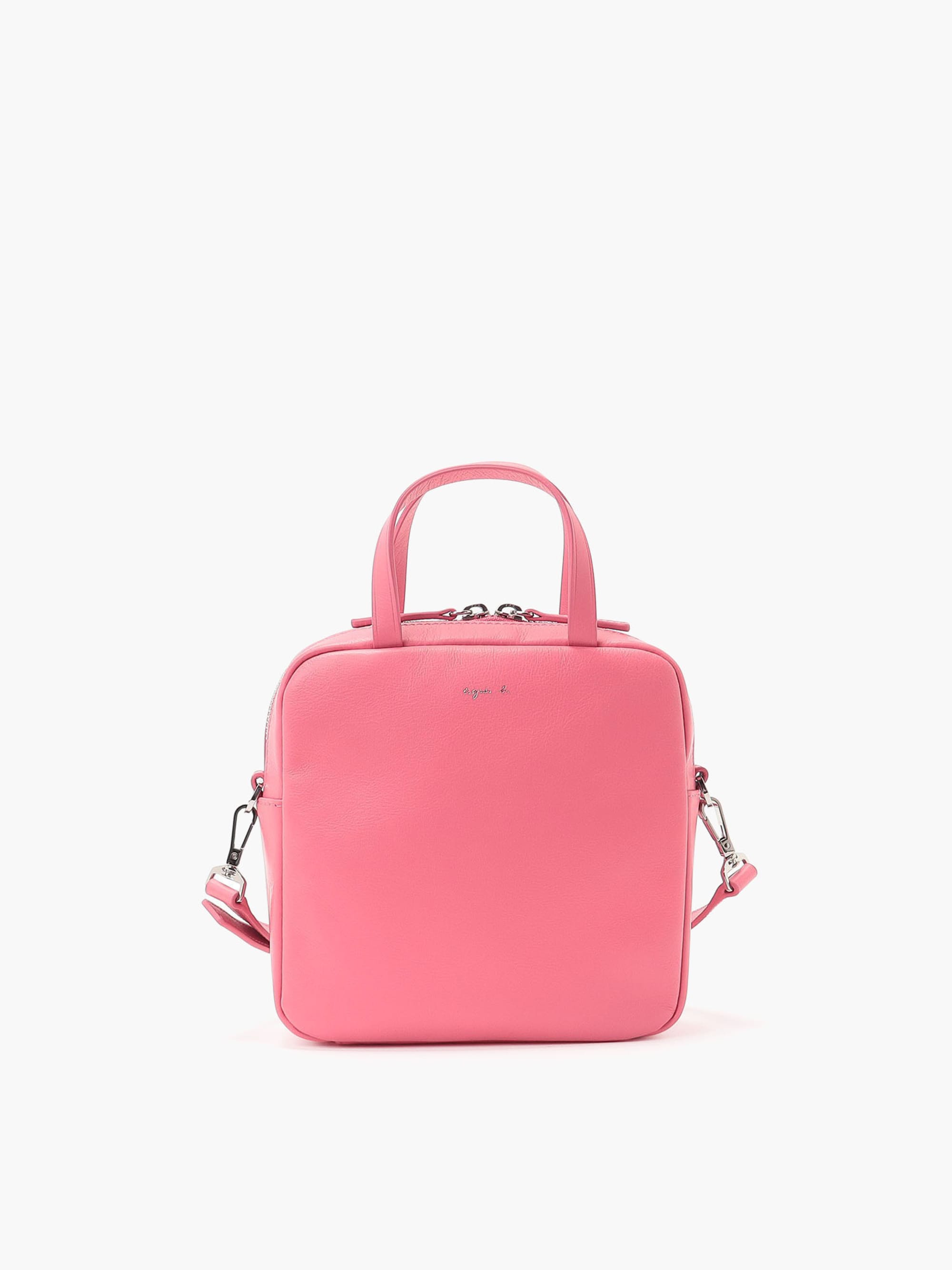 pink leather Naomi small bag