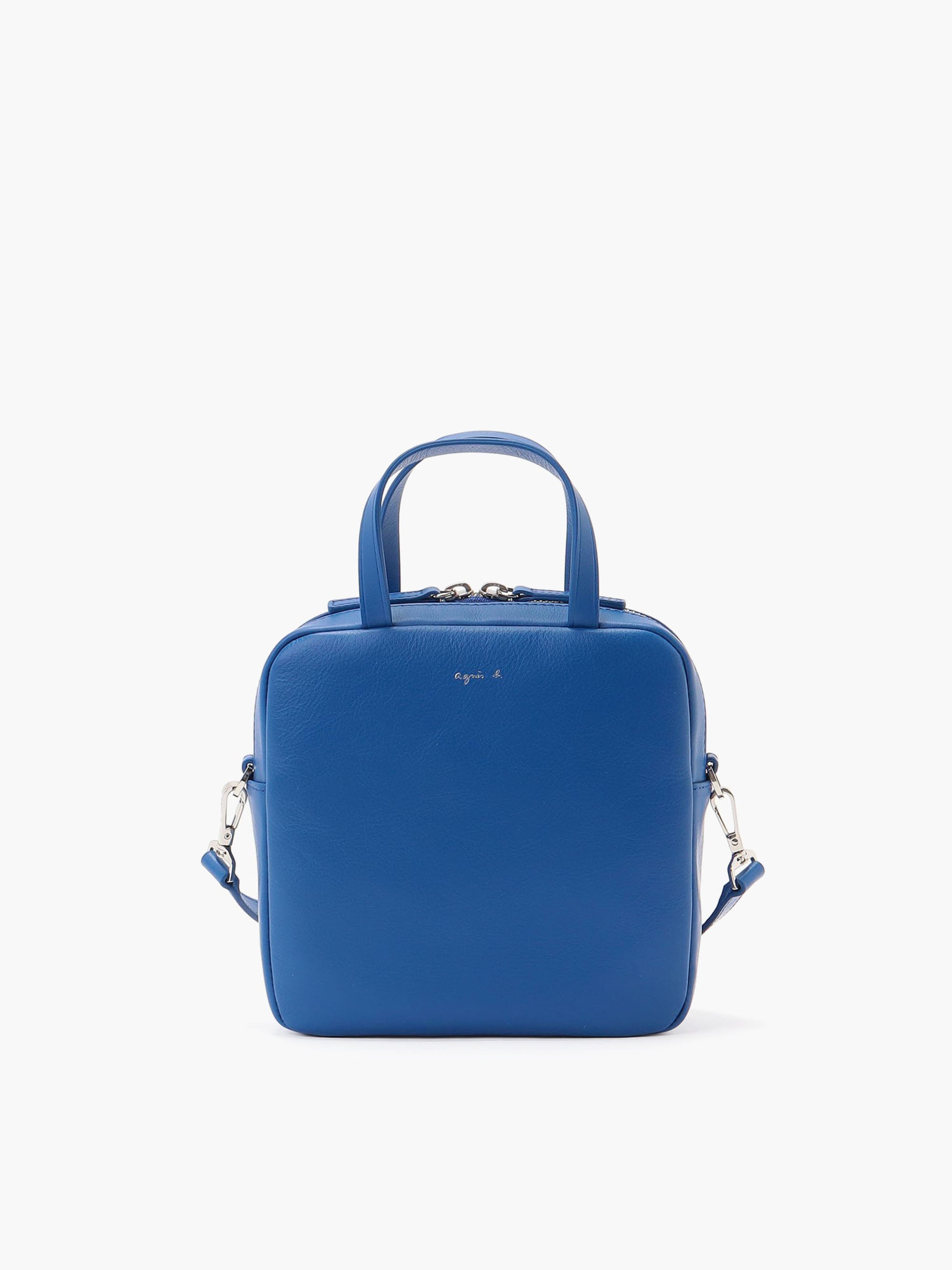 blue leather Naomi small bag