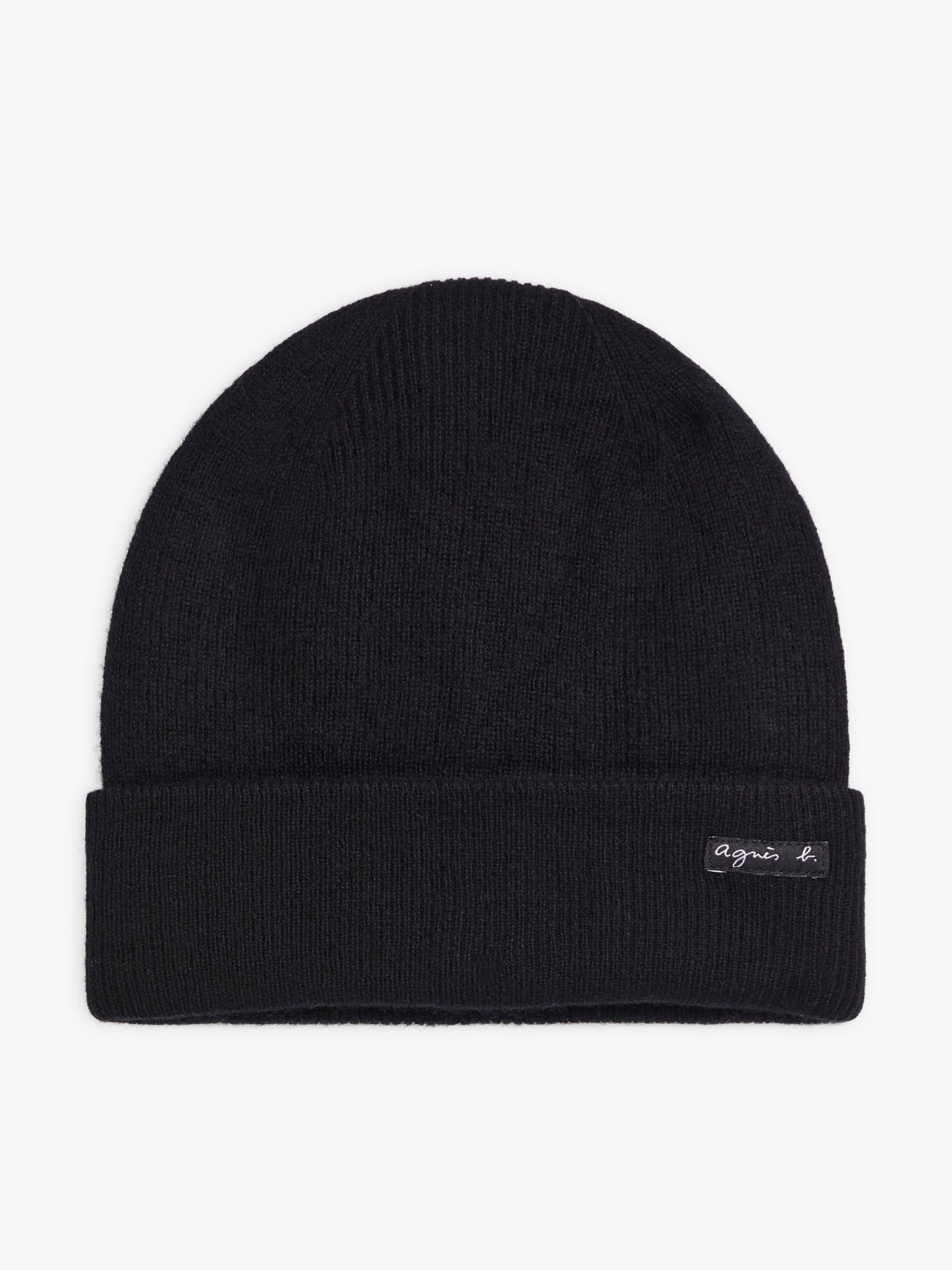 black cashmere Willy beanie