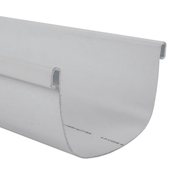 DPI PVC Gutter D-shape 4.0m | Agrimark