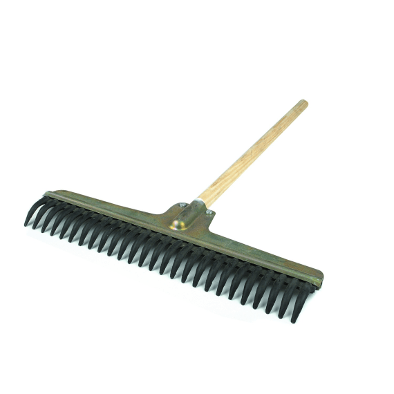 Academy Rake Rubber 27t Wood Handle | Agrimark