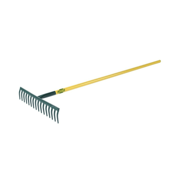 Lasher 16 teeth Steel Handle Garden Rake | Agrimark