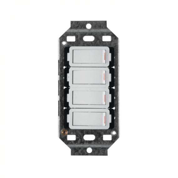 Crabtree Light Switch Mod 4l 1w 2x4 | Agrimark