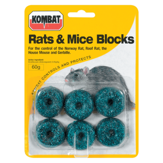 Kombat Rats & Mice Block 60g | Agrimark