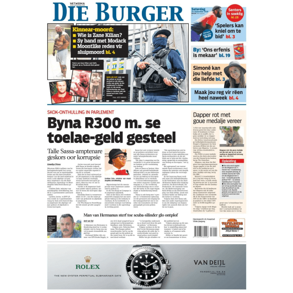 Newspaper Die Burger | Agrimark