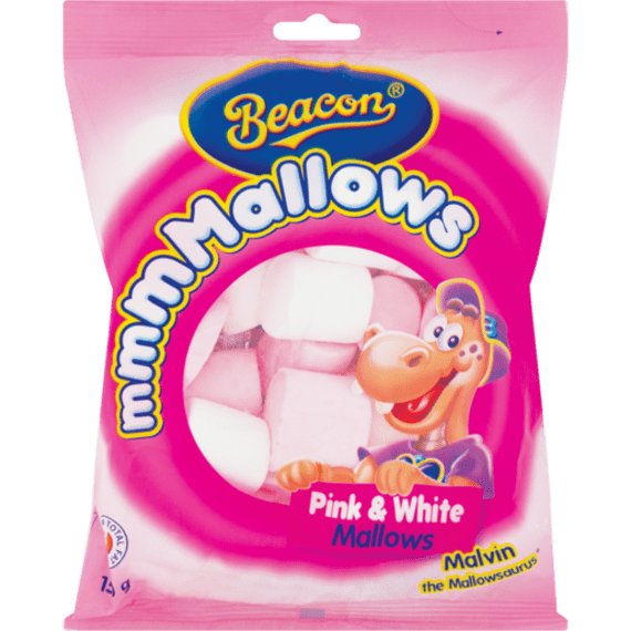 Beacon Marshmallow Pinkandwhite 150g Agrimark