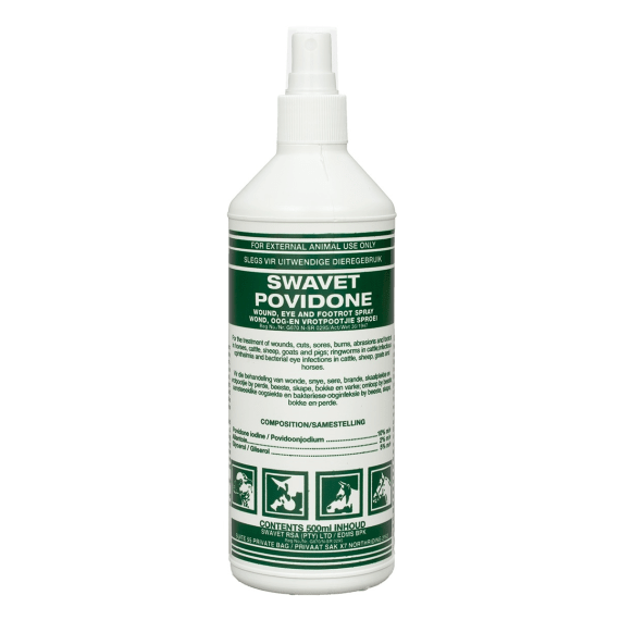 Swavet Povidone Spray 500ml | Agrimark