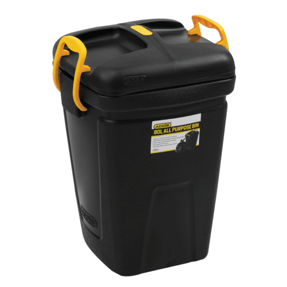 Addis All Purpose Bin with Lid 80lt | Agrimark