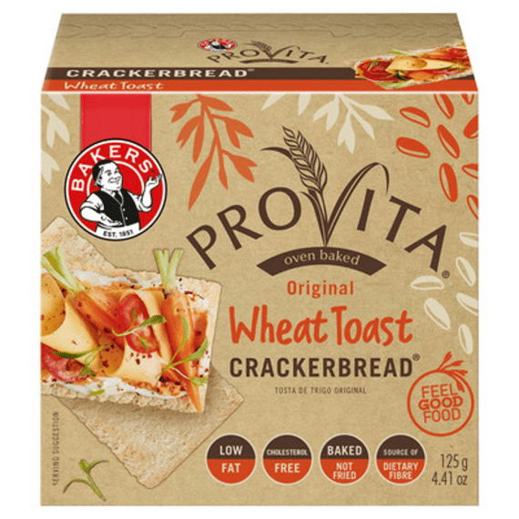 Bakers Crackerbread Wheat 125g | Agrimark