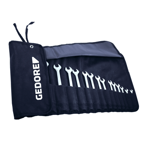 Gedore Spanner Set 1B/17M with Free Tool Roll | Agrimark