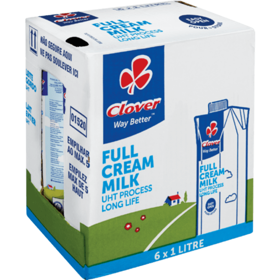 Clover Milk New Uht Full Cream 1l | Agrimark