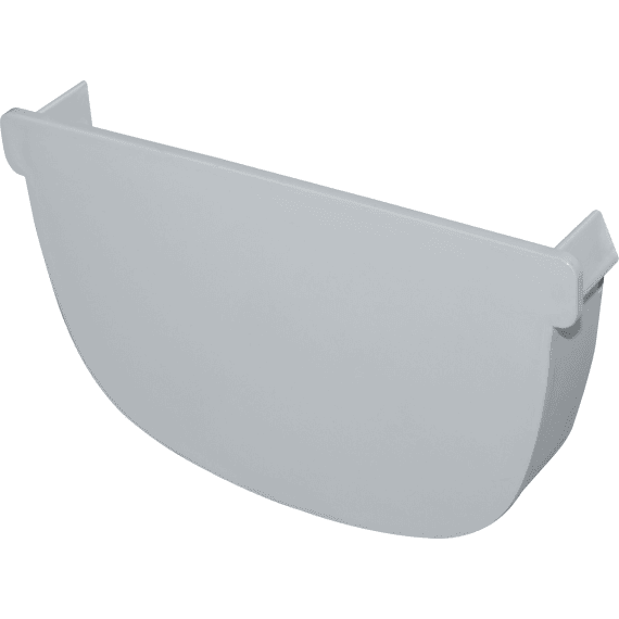 Uni PVC Gutter D-shape stopend | Agrimark