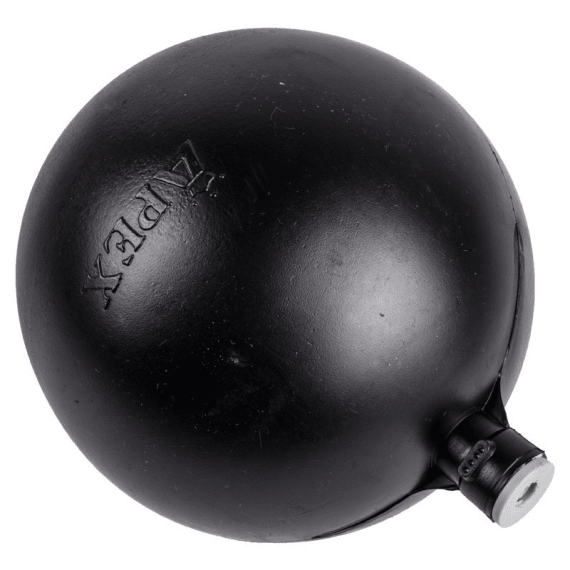 Apex Float Valve Ball Plastic Black 150mm | Agrimark