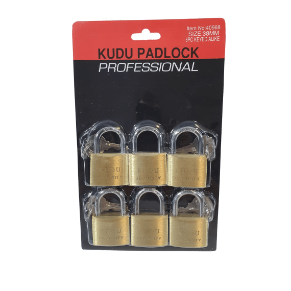 Kudu Padlock Brass 38mm | Agrimark