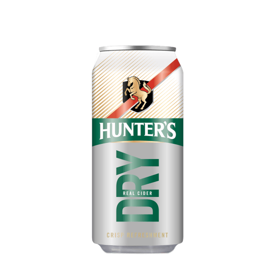 Hunters Dry Can 440ml | Agrimark