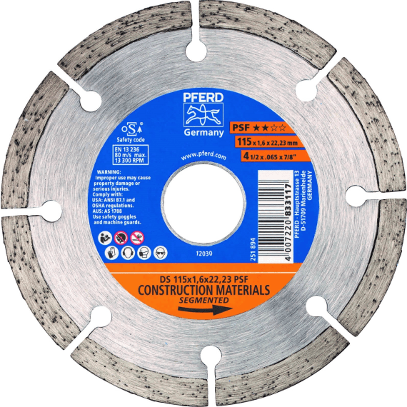 PFerd Blade Diamond Segmented | Agrimark