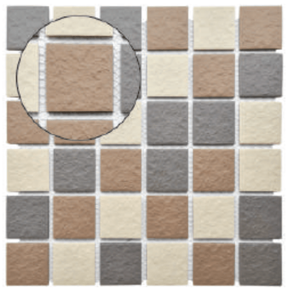 Falcon Porcelain Mosaic Tile 45mm | Agrimark
