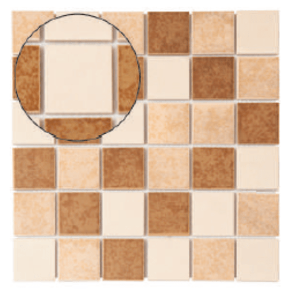 Falcon Rustic Porcelain Mosaic Tile 48x48x5mm | Agrimark