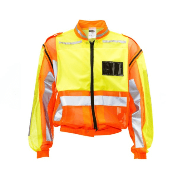 Dromex Traff Detach Jackets SA13 Lime/Orange | Agrimark