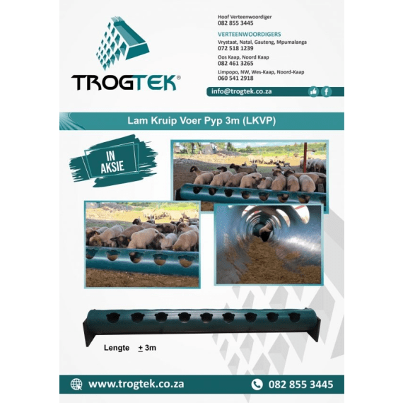Trogtek Lamb Feeding Creeping Pipe | Agrimark