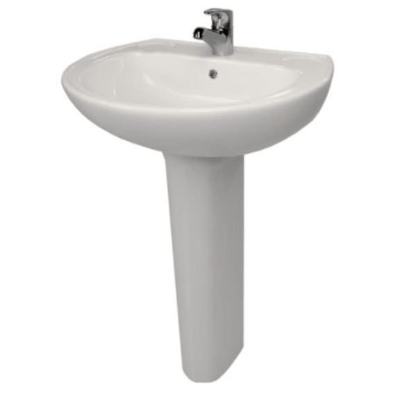 Lecico Atlas Pp Basin + Ped Box Wht | Agrimark
